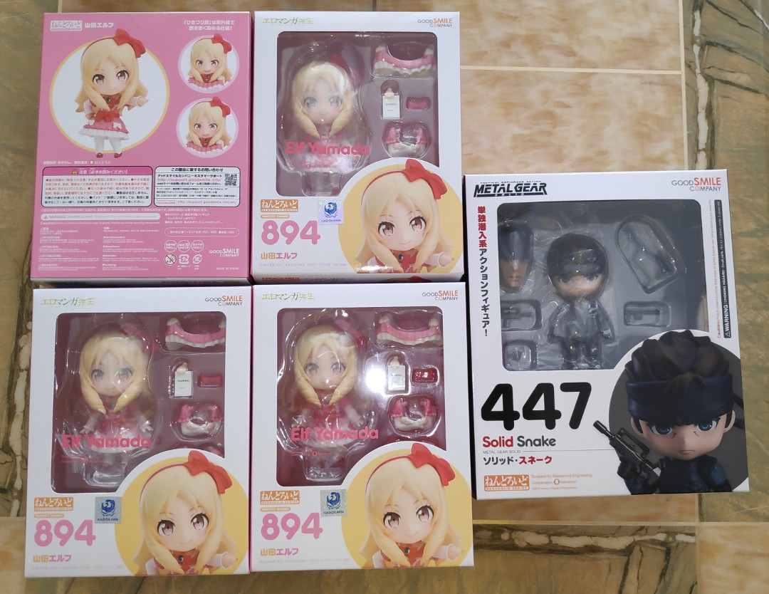 Nendoroid Elf Yamada, Sakura , Figma Hatsune Miku v4, Hobbies & Toys ...