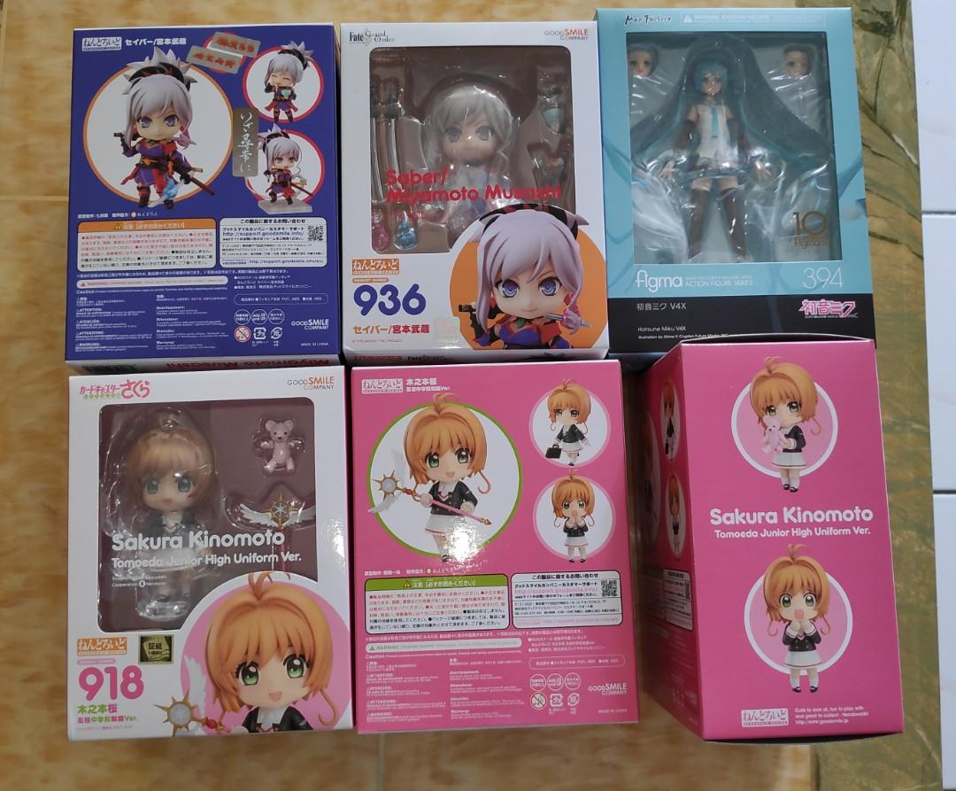 Nendoroid Elf Yamada, Sakura , Figma Hatsune Miku v4, Hobbies & Toys ...