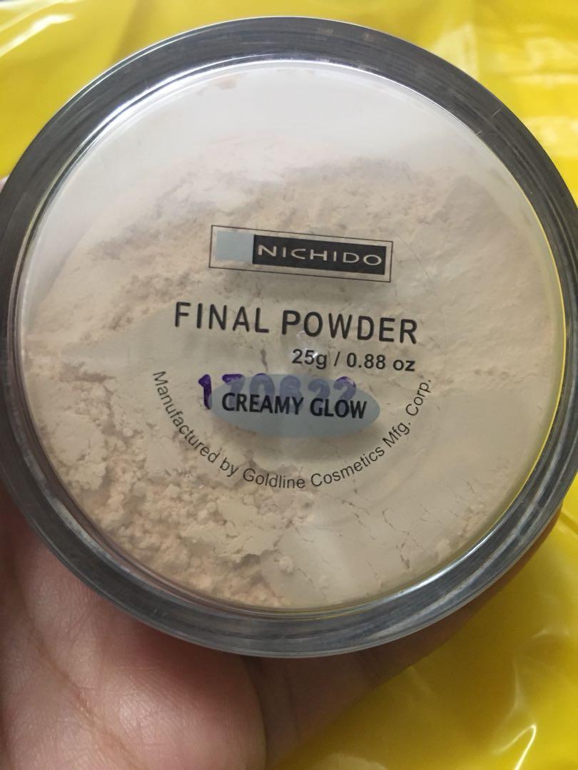 Nichido Final Powder, Beauty & Personal Care, Face, Face Care on Carousell