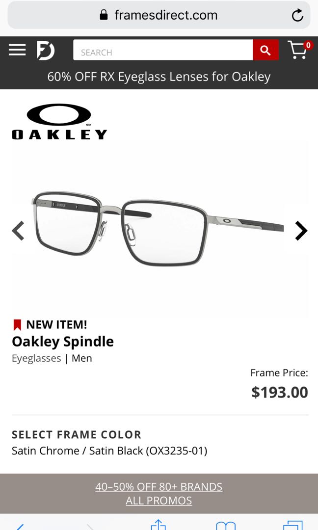 Oakley Spindle eyeglasses, Men's Fashion, Watches & Accessories ...