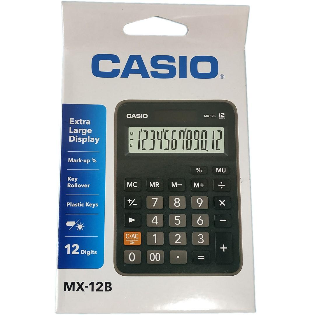 ORIGINAL CASIO calculator MX-12B 12 digits, Computers & Tech, Office ...