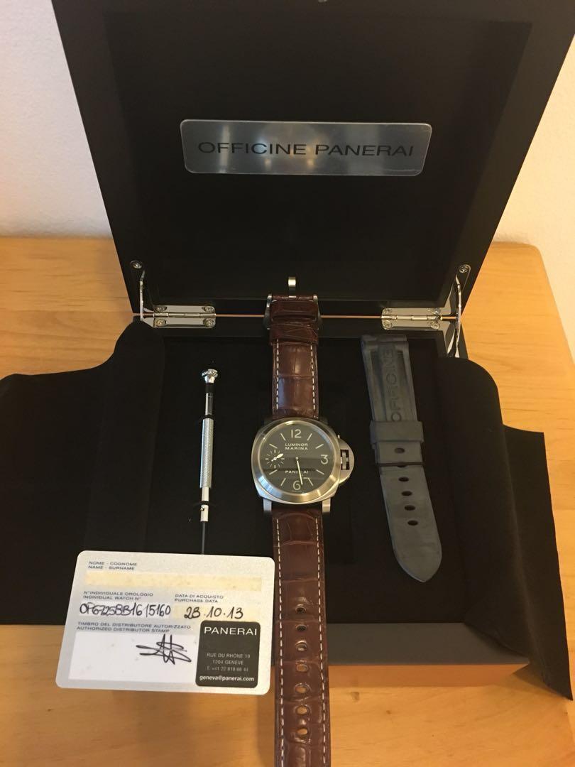 Panerai PAM 177 Luminor Marina Titane limited Edition , Luxury, Watches ...