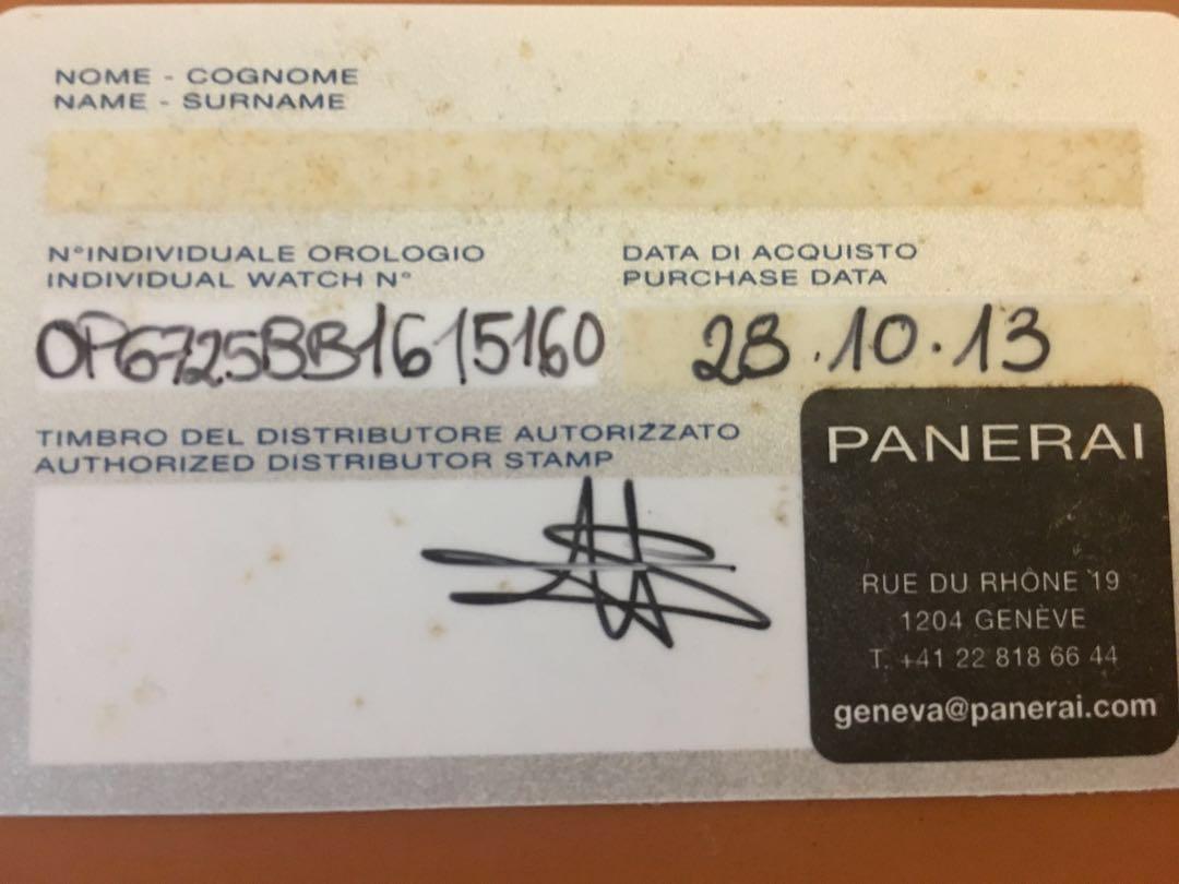 Panerai PAM 177 Luminor Marina Titane limited Edition , Luxury, Watches ...