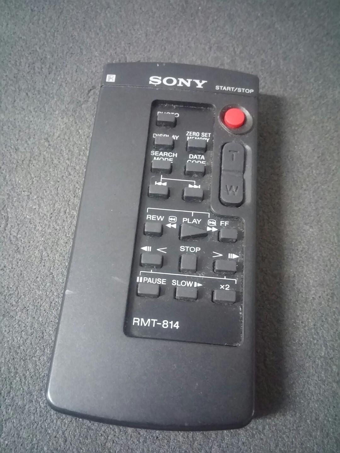 Remote Commander RMT 814: for Sony Camcorders, TV & Home Appliances, TV ...