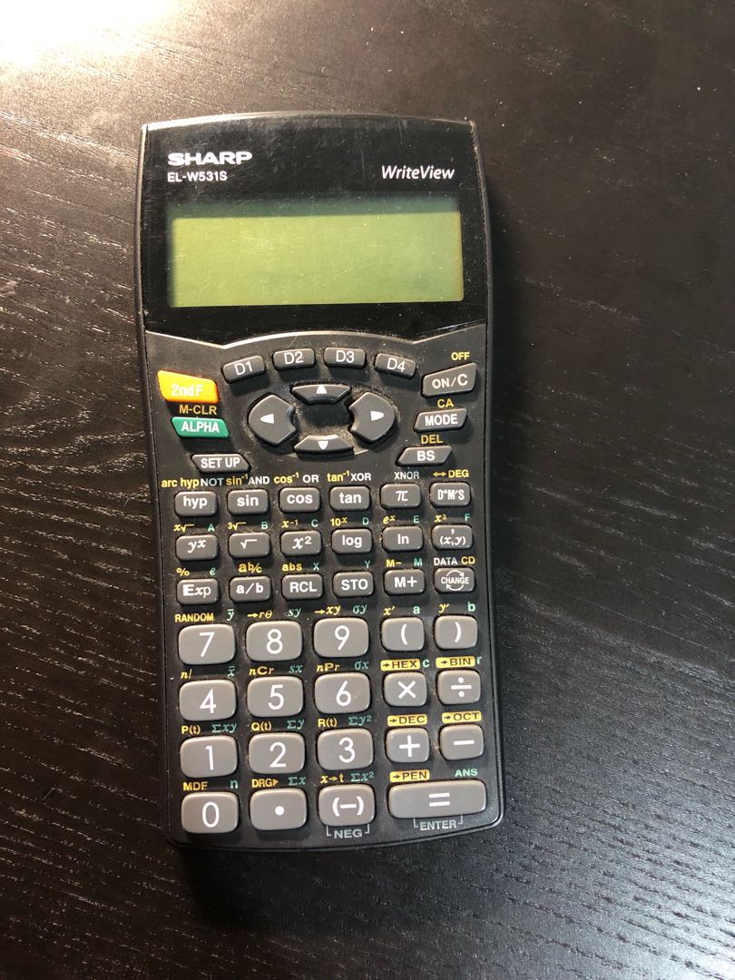 Sharp Scientific Calculator, Hobbies & Toys, Books & Magazines ...