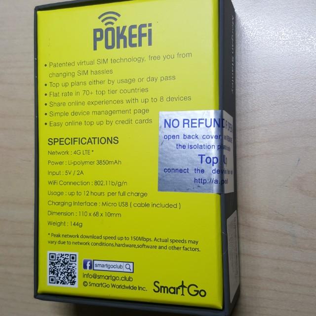 SmartGo PokeFi Mobile WiFi, Mobile Phones & Gadgets, Mobile & Gadget Accessories, Other Mobile ...