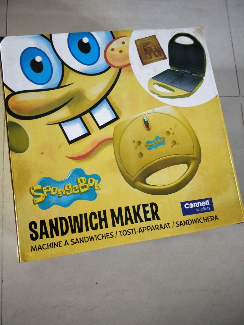 Spongebob Sandwich Maker, TV & Home Appliances, Kitchen Appliances ...