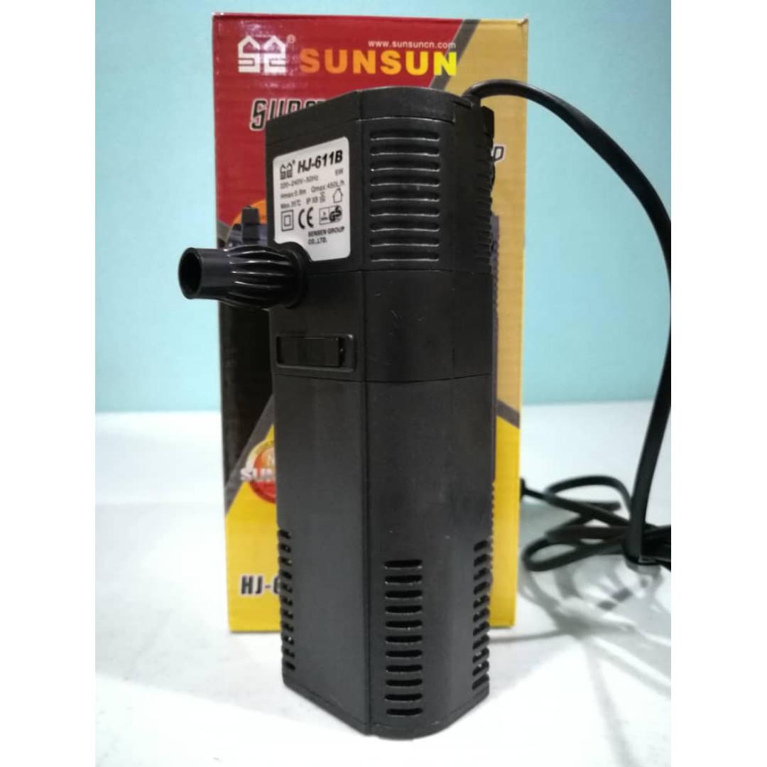 SunSun Aquarium Fish Submersible Filtration Filter Pump 6W 450L/H HJ ...