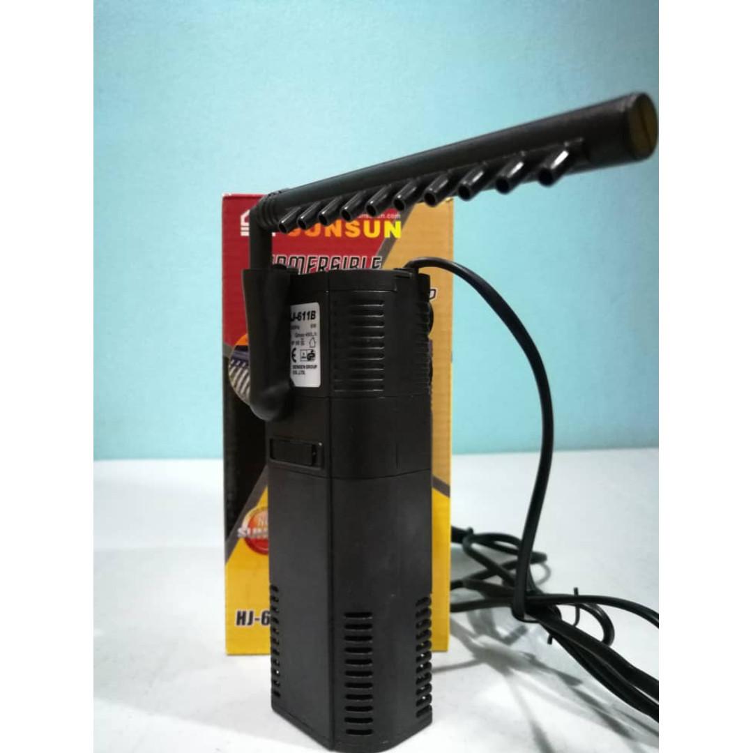 SunSun Aquarium Fish Submersible Filtration Filter Pump 6W 450L/H HJ ...