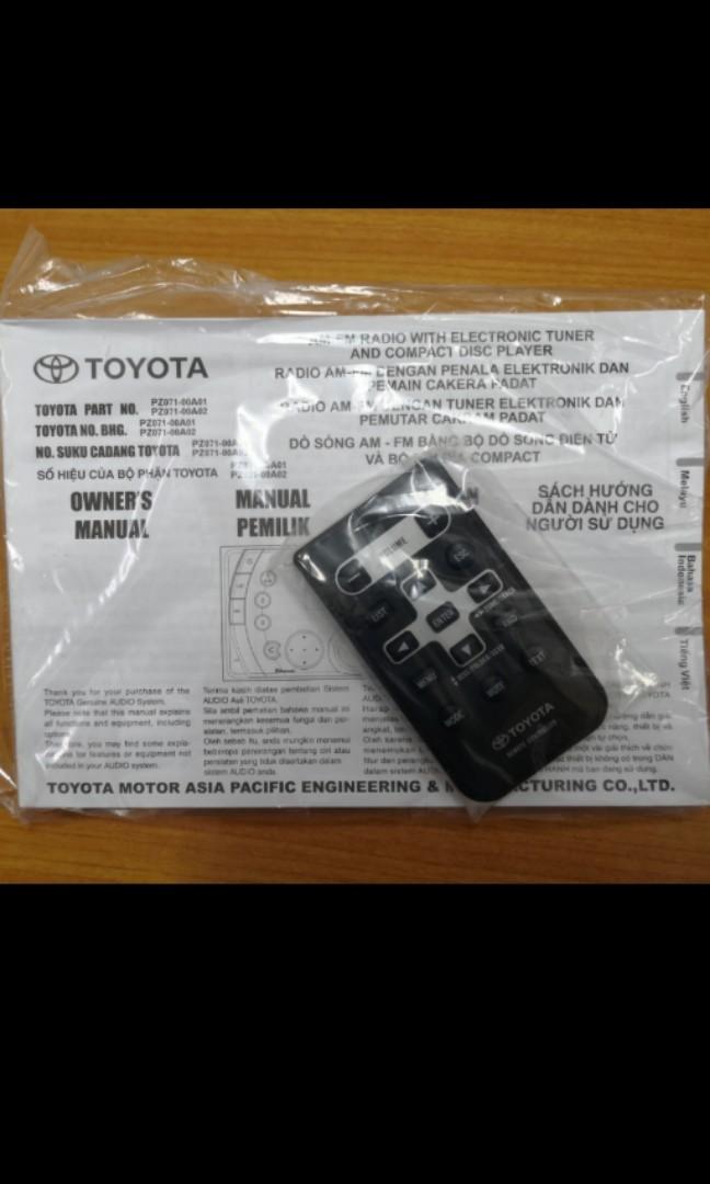 Toyota Original CD Player With Bluetooth, Audio, Portable Music Players ...