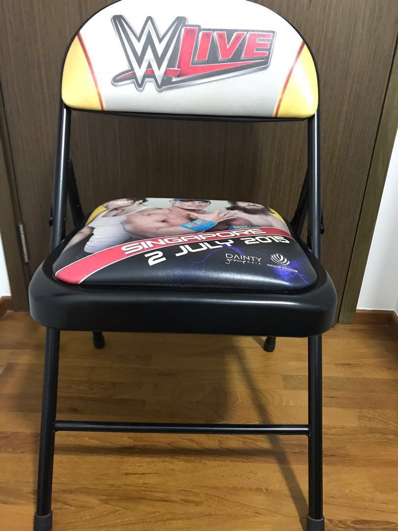 WWE LIVE Singapore Chair Souvenir, Video Gaming, Gaming Accessories, In ...