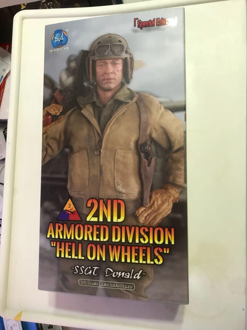 1/6 12” Sgt Don Wardaddy Donald US Tanker Fury DID Special edition ...