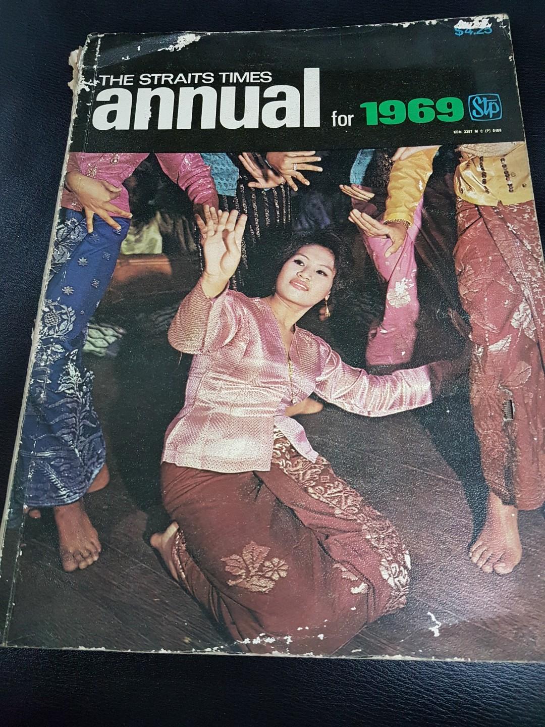 #0335- 1969 The straits Times Annual magazine book, Hobbies & Toys ...