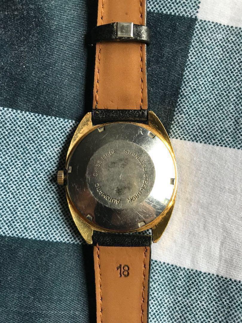 1970s Swiss Montine Gents Watch automatic cal1913, Men's Fashion ...