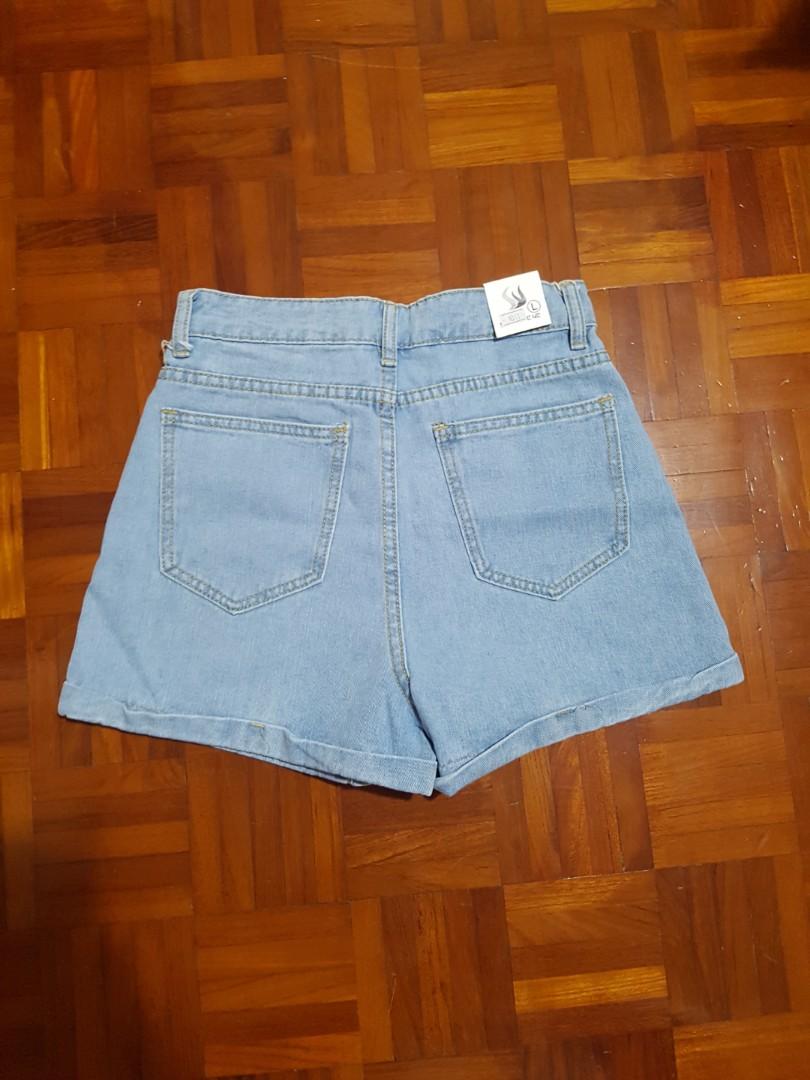 AA denim shorts, Women's Fashion, Bottoms, Shorts on Carousell