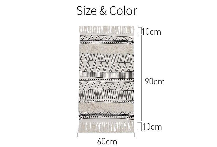 Aztec Fringe Tassel Rug, Furniture & Home Living, Kitchenware ...