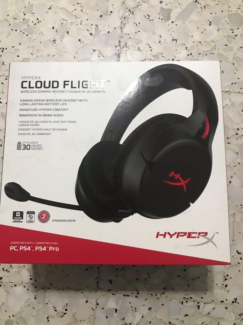BNIB Hyperx Cloud Flight, Audio, Headphones & Headsets on Carousell