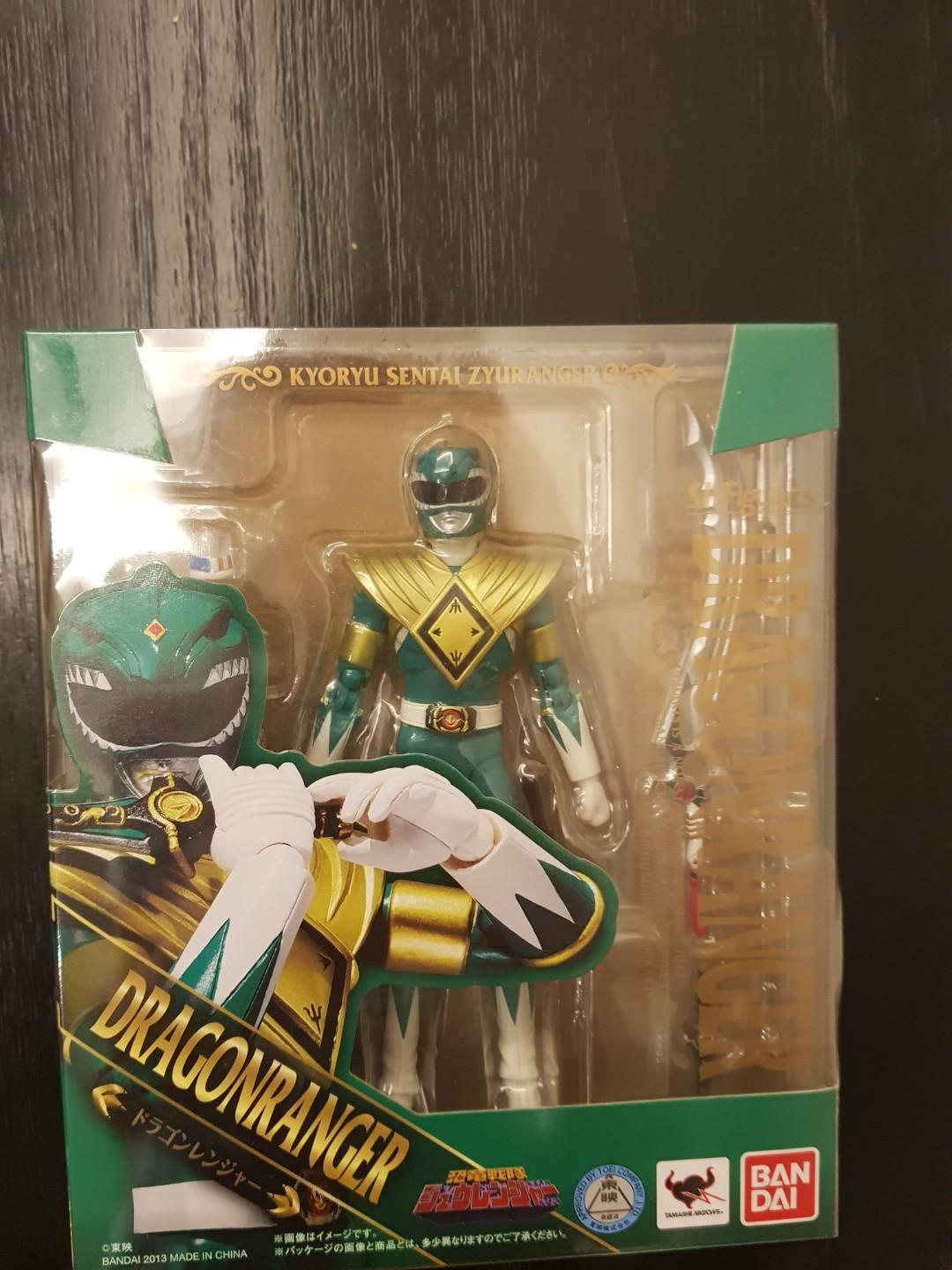 BNIB SH Figuarts Bandai Kyoryu Sentai Zyuranger Dragon Ranger Mighty ...