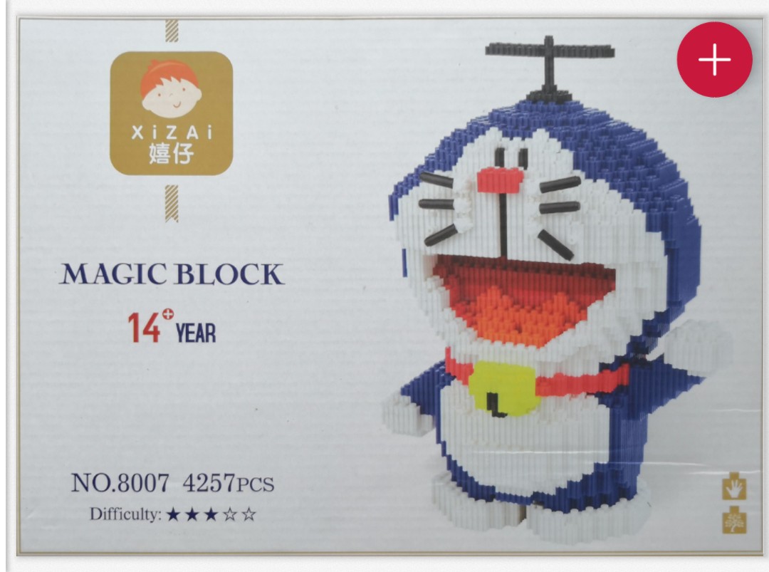Doraemon Magic Blocks, Hobbies & Toys, Toys & Games on Carousell
