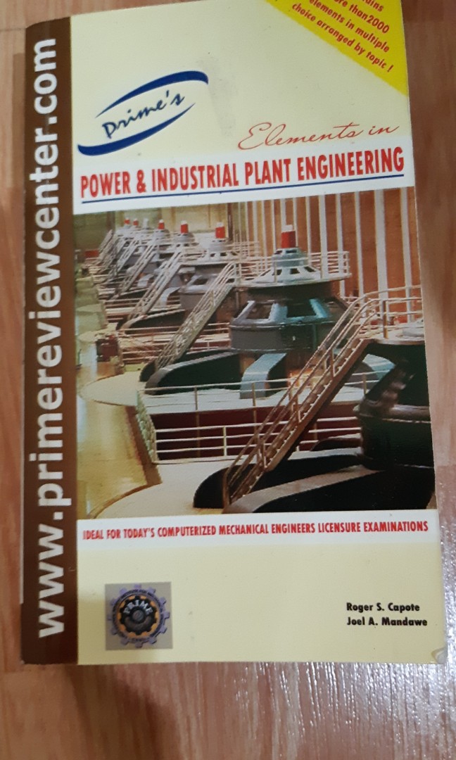 Elements in power and industrial plant engineering by capote mandaue ...