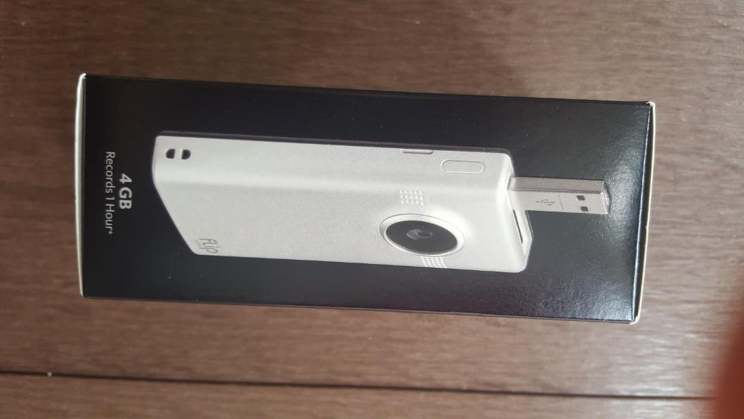 Flip Video Recorder Mini HD 1 hour 4 GB. Brand new with seal., Mobile ...