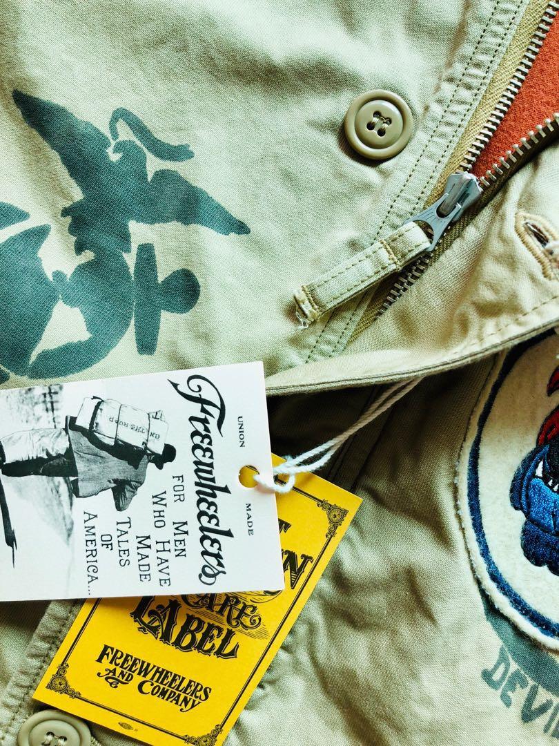 Freewheelers Deck Jacket USMC VMF Devil Dogs, 男裝, 外套及戶外衣服 - Carousell