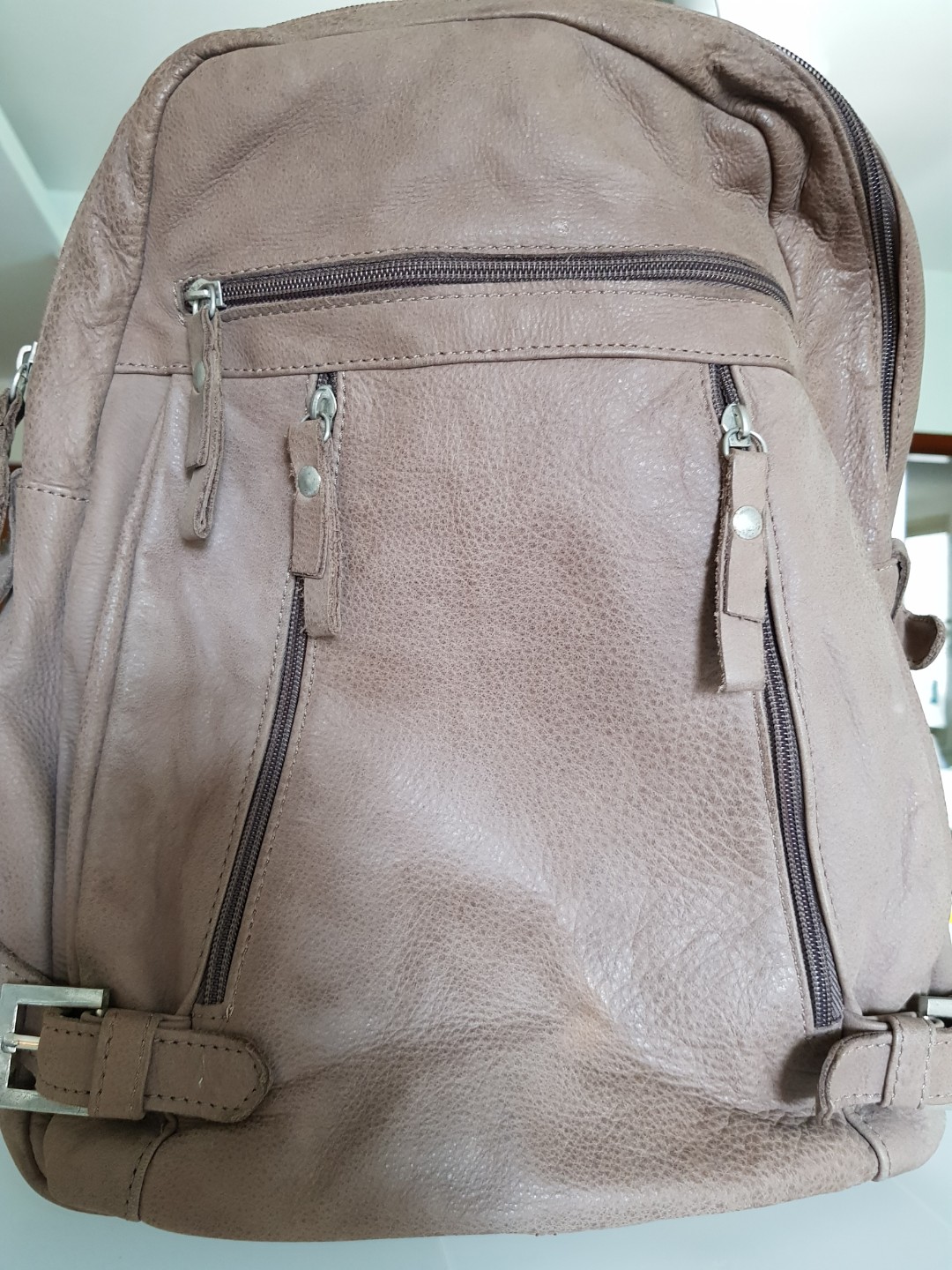 FULL LEATHER BACKPACK FROM SPAIN, Women's Fashion, Bags & Wallets ...