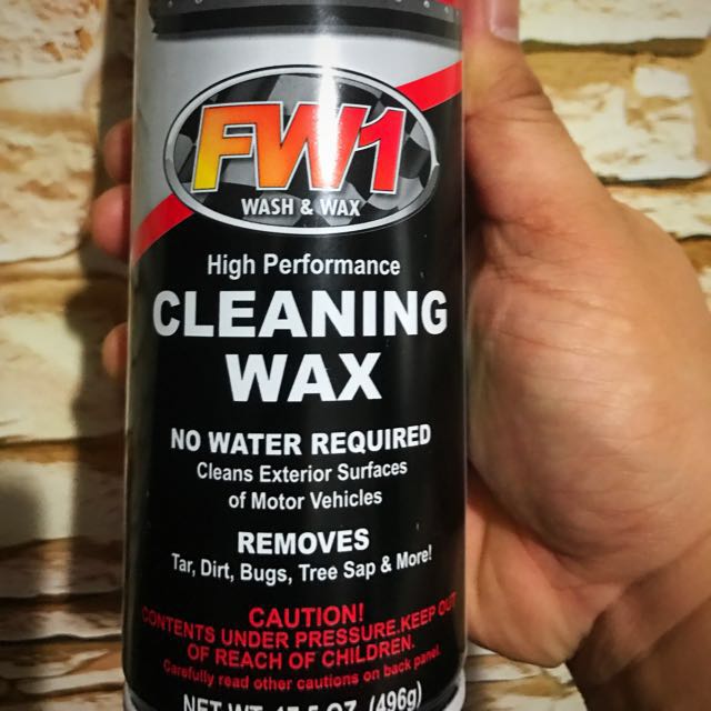 FW-1 Wash And Wax, Car Parts & Accessories on Carousell