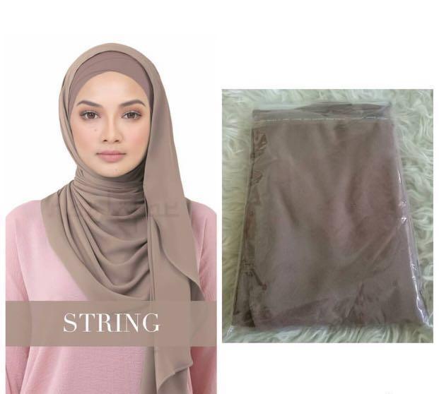 Instock Be lofa Instant in korean chiffon, Women's Fashion, Muslimah ...