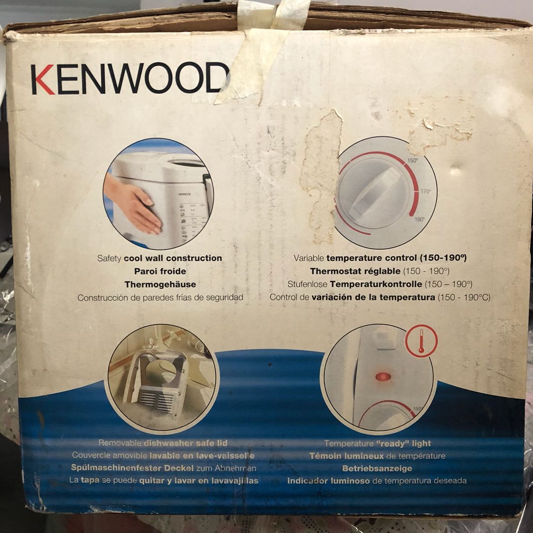 Kenwood Deep Fryer DF220, TV & Home Appliances, Kitchen Appliances ...
