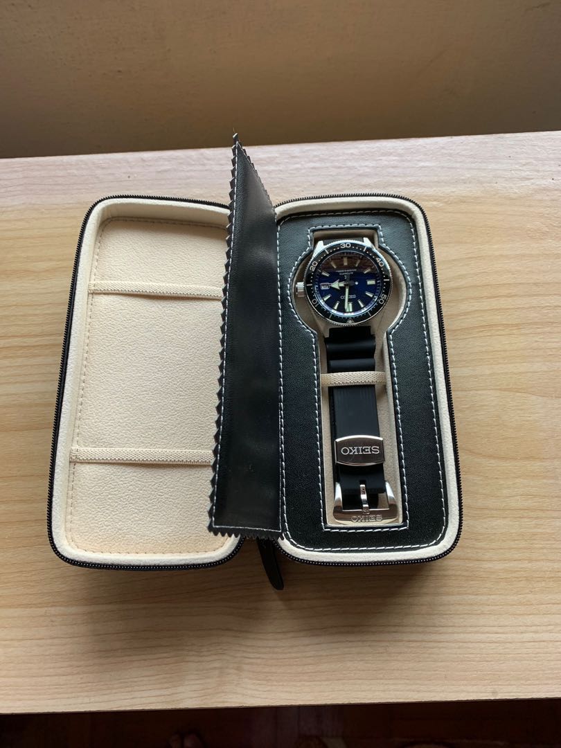 Leather Watch Case for 2 watches, Luxury, Watches on Carousell