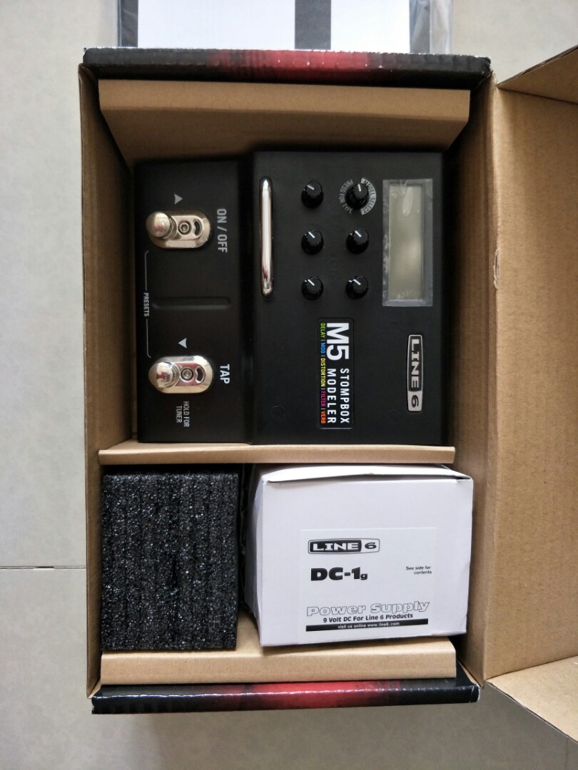 Line 6 M5 Stompbox Modeler, Hobbies & Toys, Music & Media, Music ...