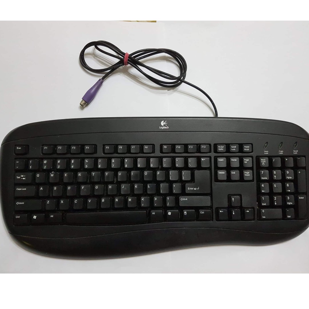 Logitech Easy Keyboard Deluxe Computers And Tech Parts And Accessories Computer Keyboard On Carousell