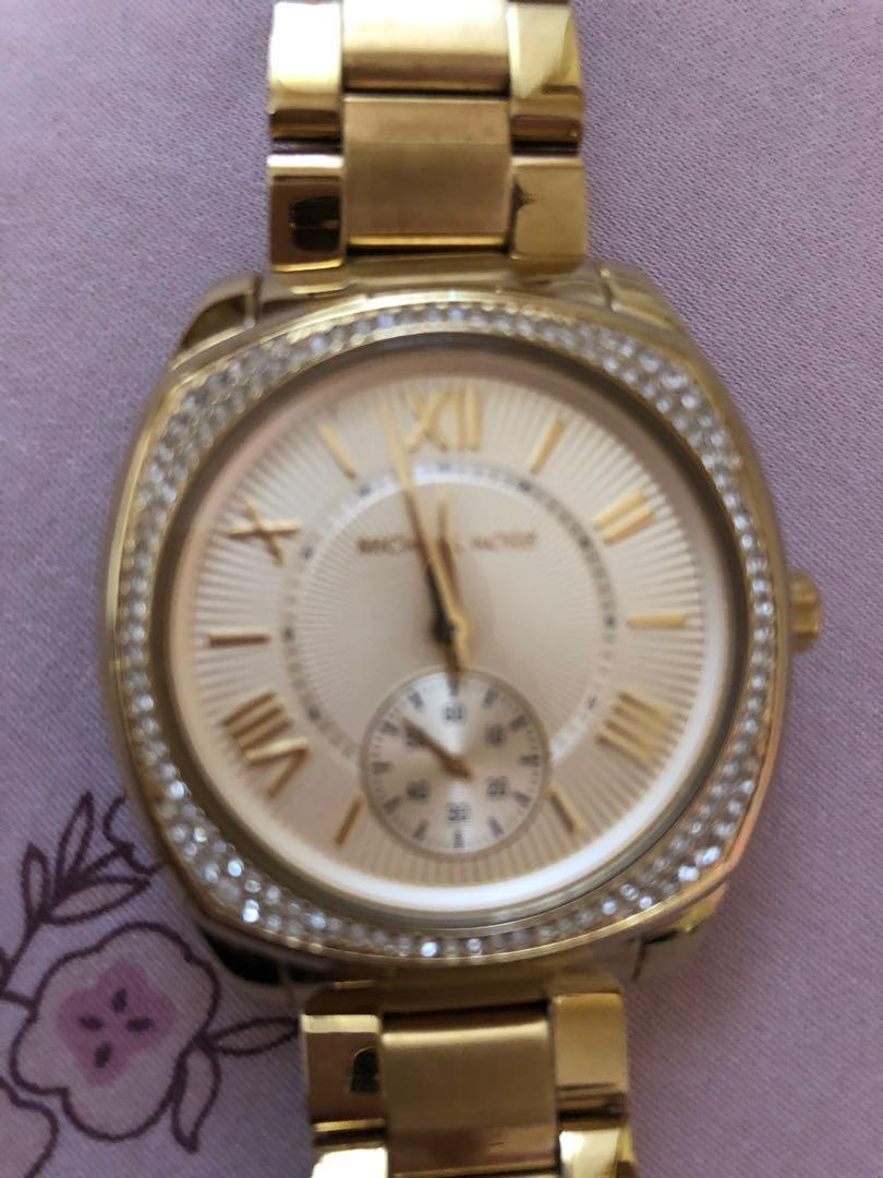 Michael Kors Gold Watch, Luxury, Watches on Carousell