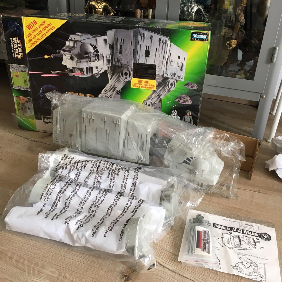 Mint complete Star Wars imperial at-at walker potf with box by Kenner ...