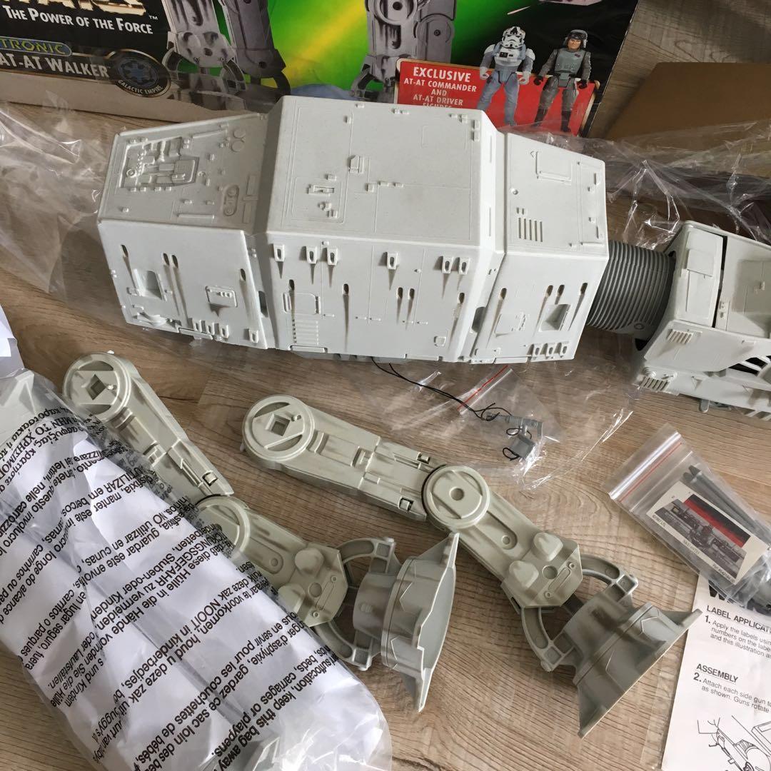 Mint complete Star Wars imperial at-at walker potf with box by Kenner ...