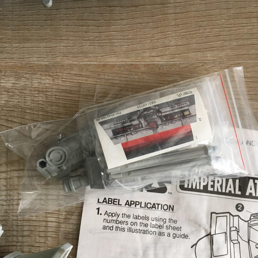 Mint complete Star Wars imperial at-at walker potf with box by Kenner ...