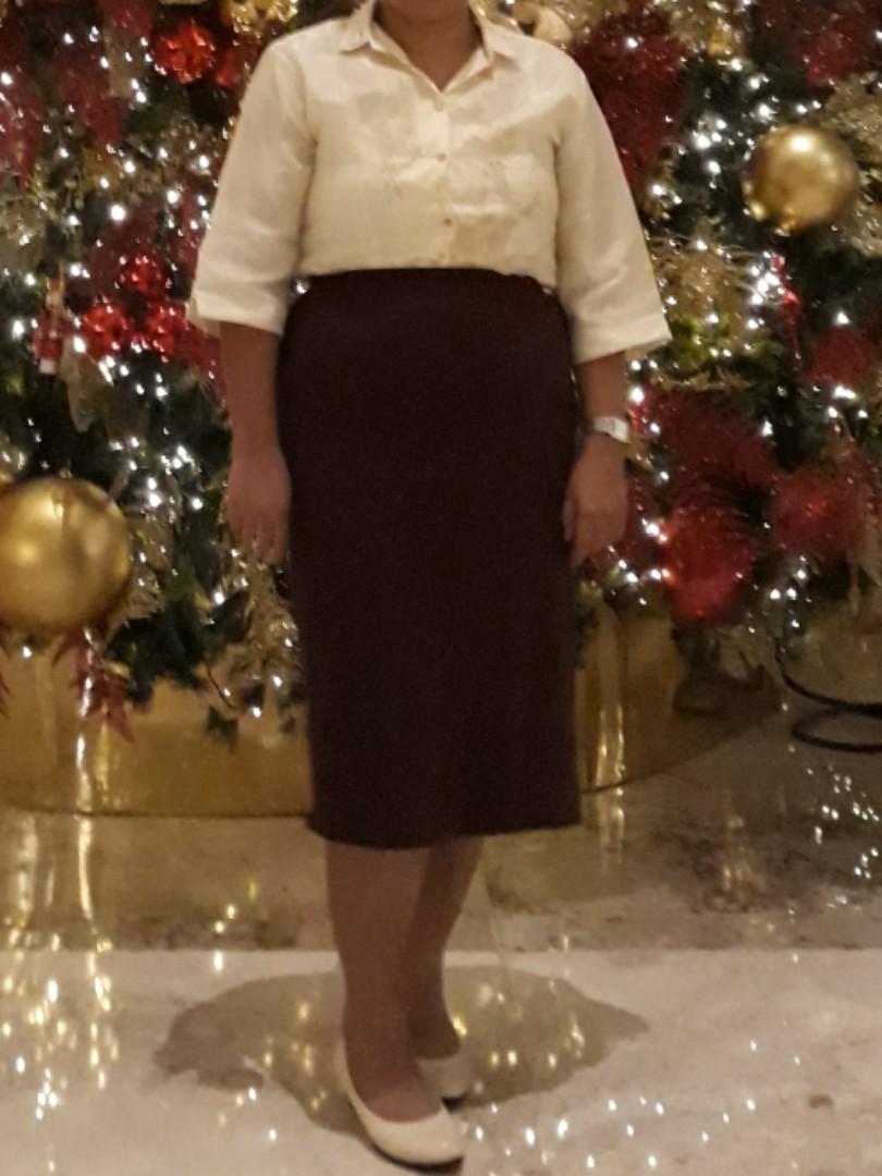 Plus size Filipiniana modern lady barong, Women's Fashion, Dresses ...