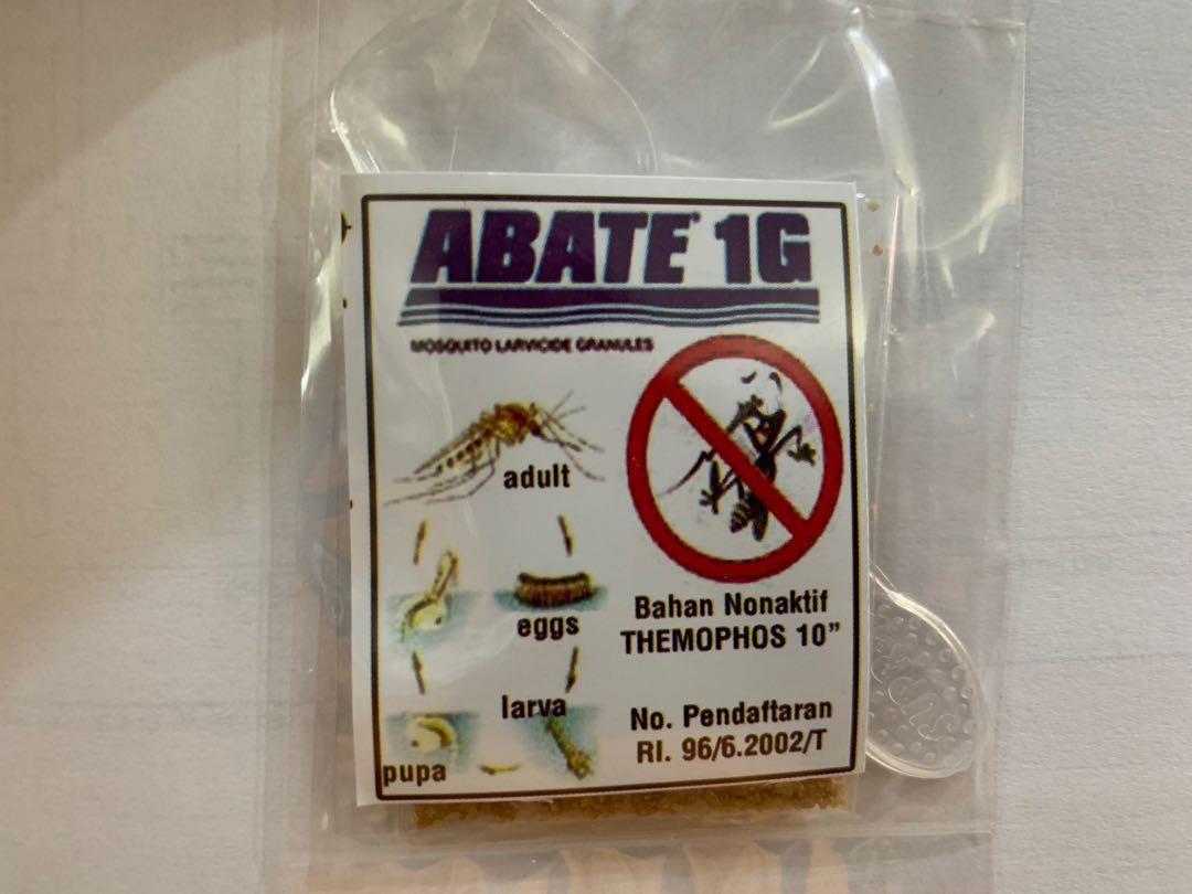 NEW! Abate 1g (Mosquito Lavicide Granules) for Water Tank, Fish Tank ...