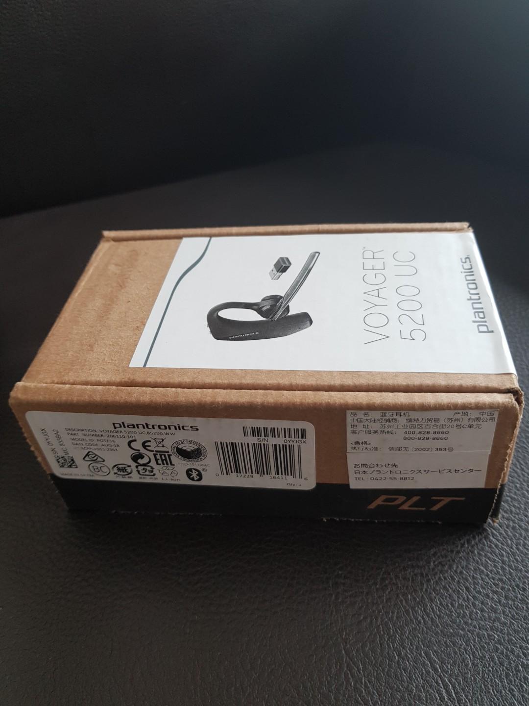 Brand New - Plantronics Voyager UC 5200 / B5200, Audio, Headphones ...