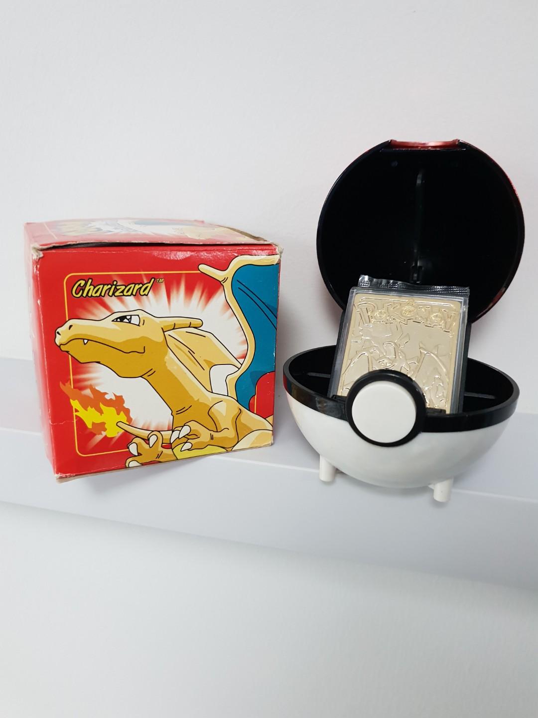 Pokemon 23k Carat gold Plated charizard card!!, Hobbies & Toys, Toys ...