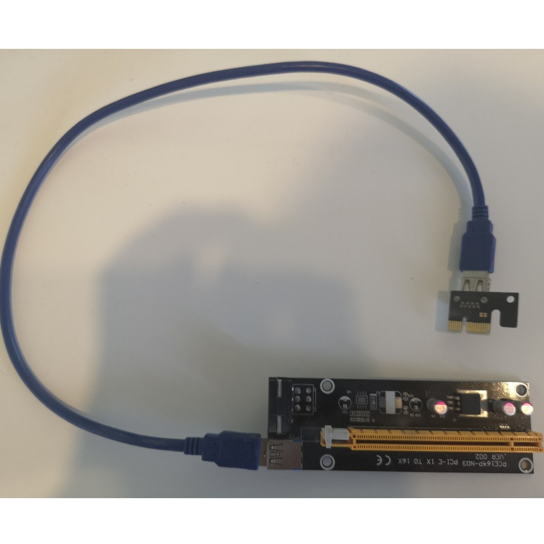 RISERS: 3x USB 3.0 PCI-E Express 1x To 16x Extender Riser Card ...