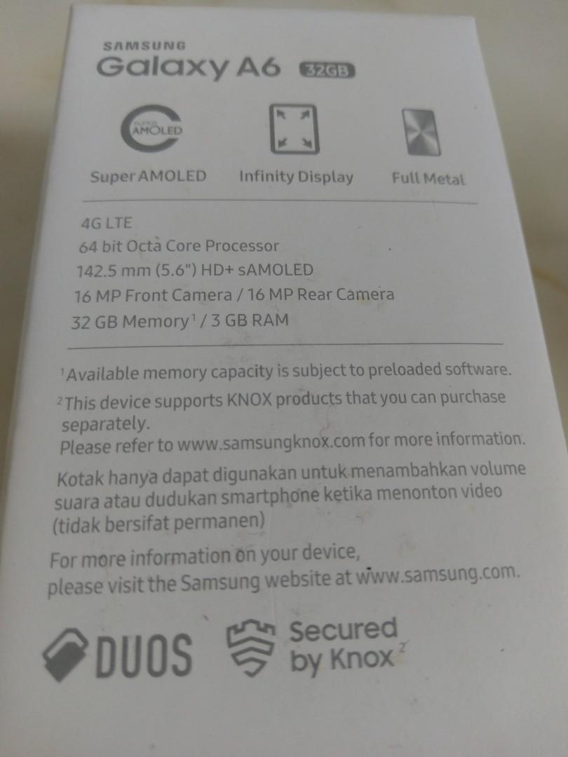 Samsung galaxy a6, 手提電話, 手機, Android 安卓手機, Samsung 三星 - Carousell