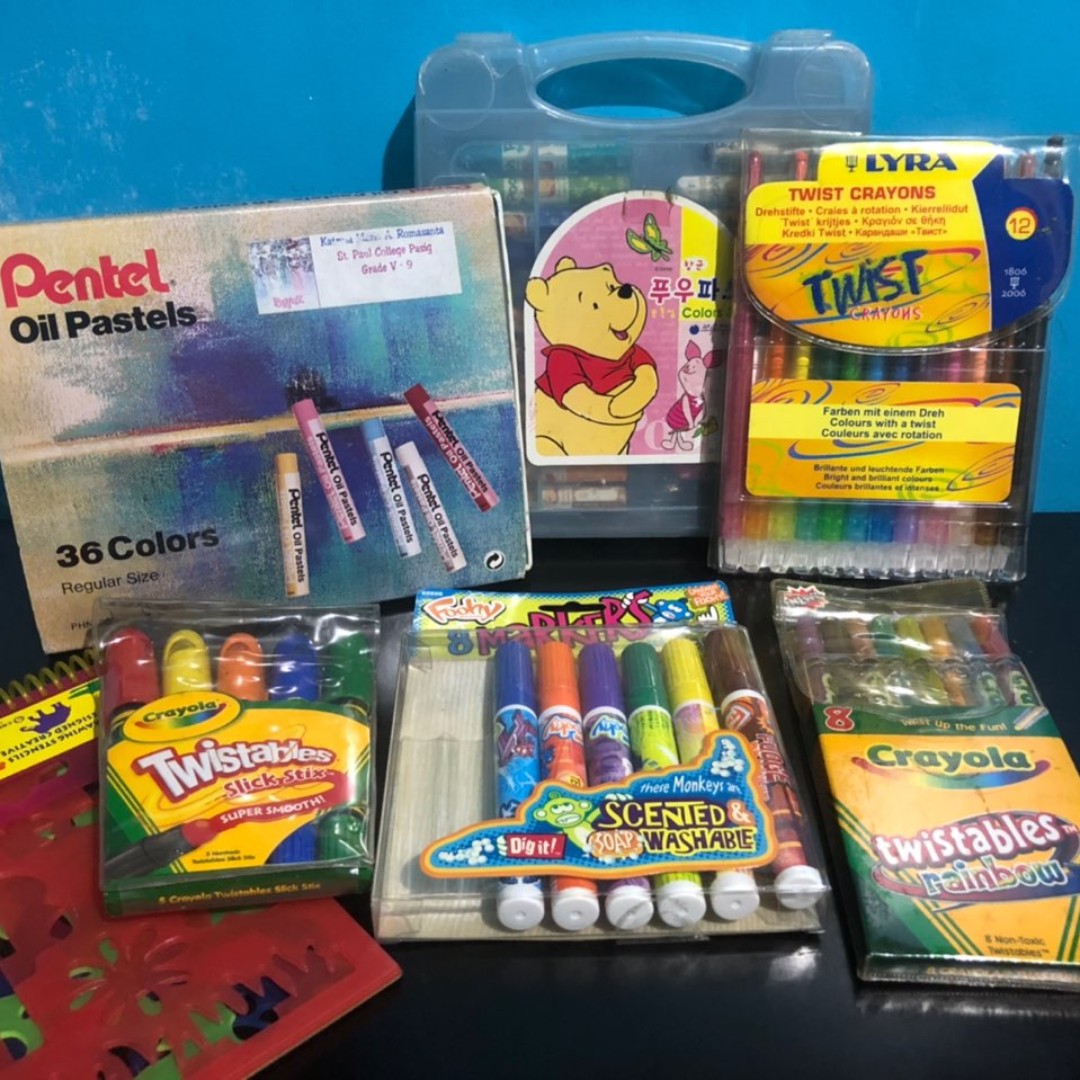 Set of Coloring Materials, Hobbies & Toys, Stationary & Craft, Craft ...
