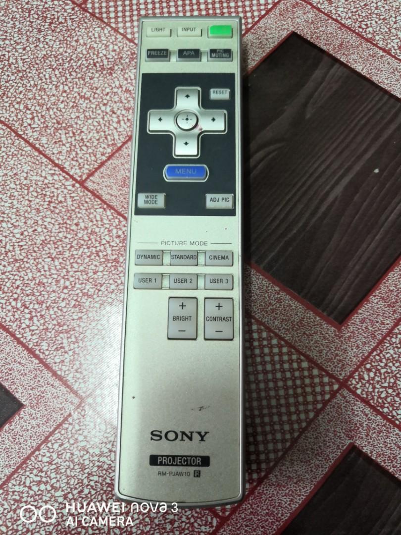 Sony projector remote control, TV & Home Appliances, TV & Entertainment ...