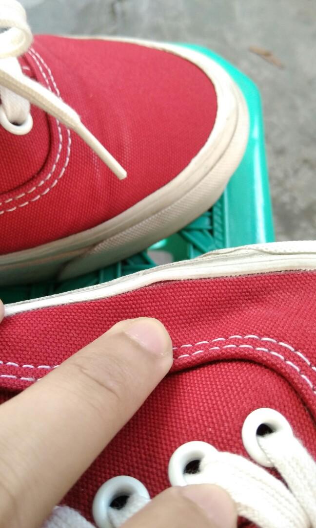 Vans Vault Red Chili, Men's Fashion, Footwear, Sneakers on Carousell