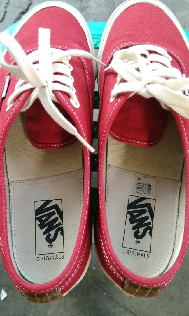 Vans Vault Red Chili, Men's Fashion, Footwear, Sneakers on Carousell