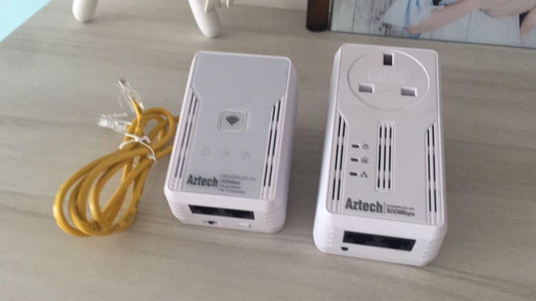 Aztech Homeplug Wifi Extender Computers And Tech Parts And Accessories Networking On Carousell