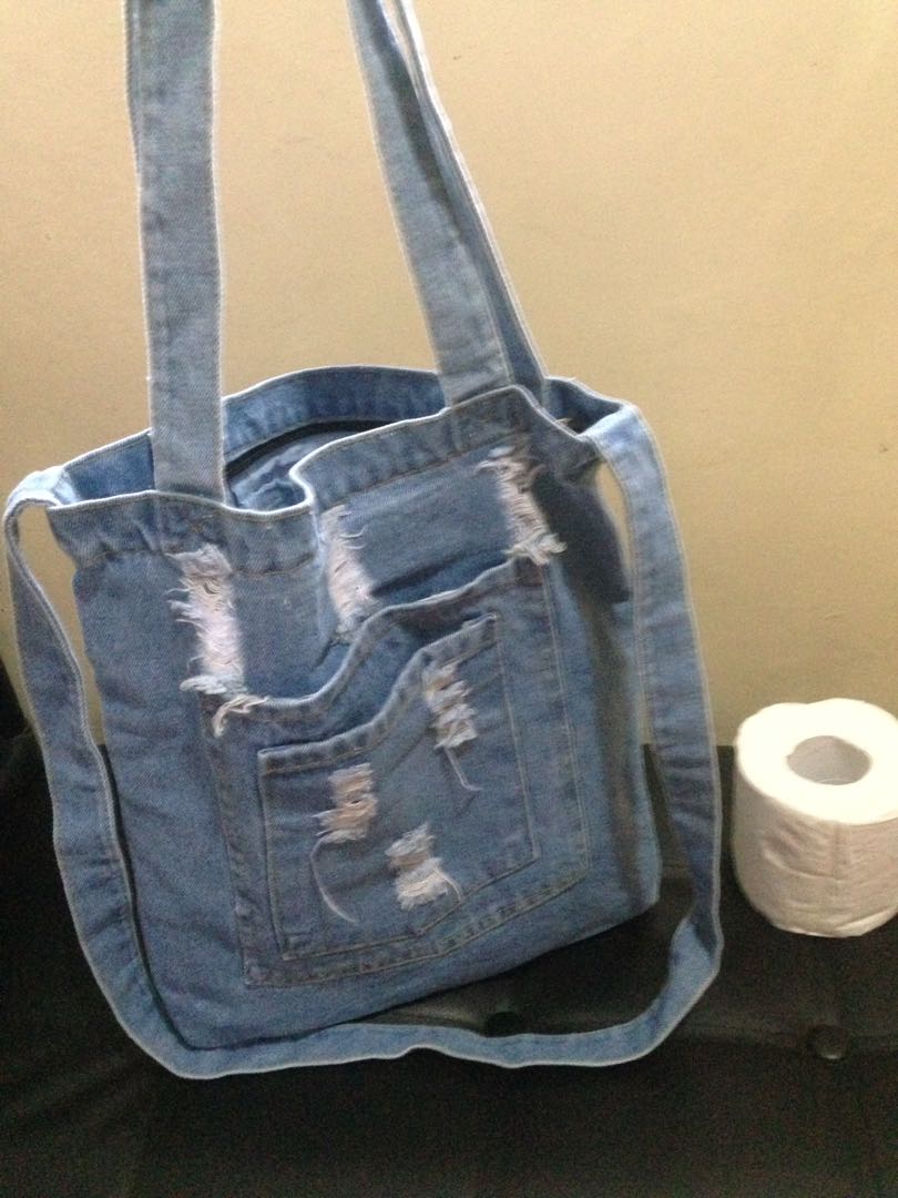 brandnew Tattered bag, Women's Fashion, Bags & Wallets, Cross-body Bags ...