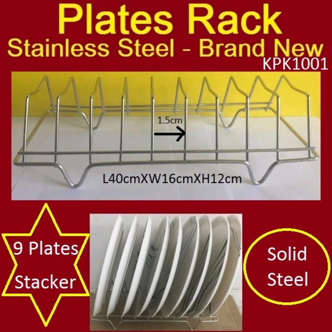 Chopping Board & Plates Rack - Brand New - Stainless Steel, Furniture ...